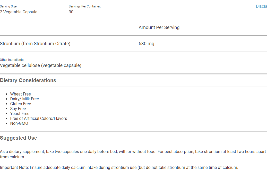 Strontium Boost – Turnpaugh-health